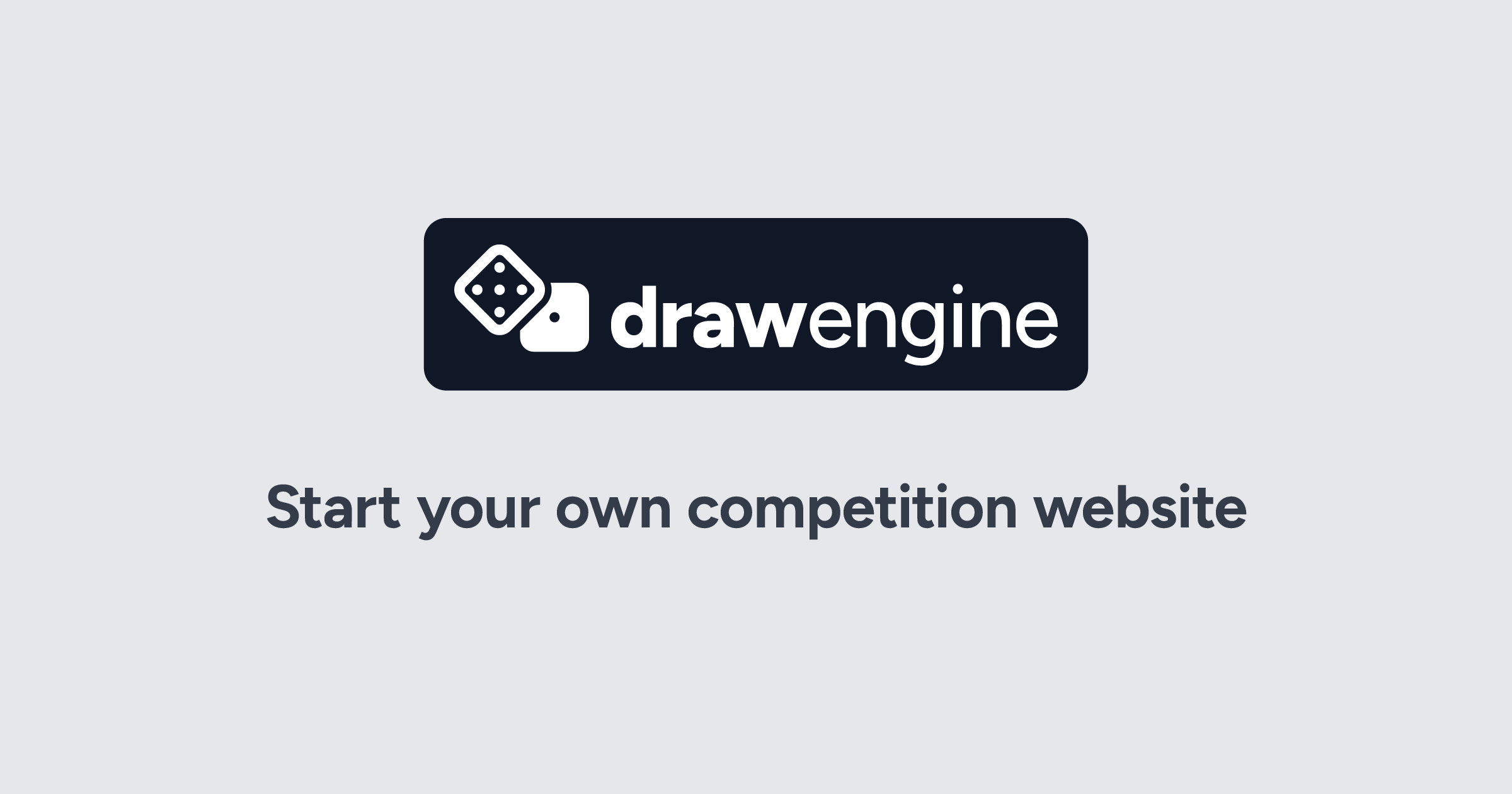 Try DrawEngine | Competition Software Demo for Live Prize Draws